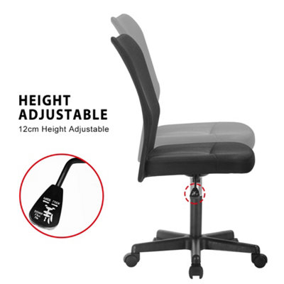 BTM Mesh High Back Executive Adjustable Swivel Office Chair Lumbar ...