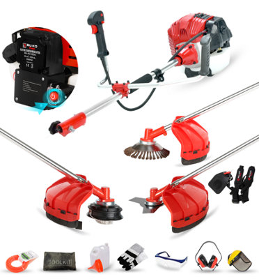 BU-KO 52cc 3-in-1 Petrol Strimmer Garden Multi-Tool Electric Push ...