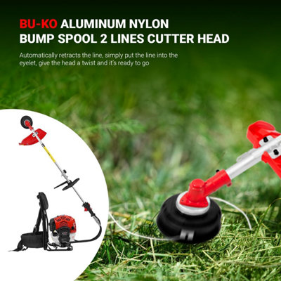 BU-KO 52cc Backpack Petrol Strimmer Garden Tool Including: String ...