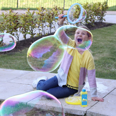Bubble Ring Make Giant Bubbles Solution & Bubble Wand - Laeto Bubble ...