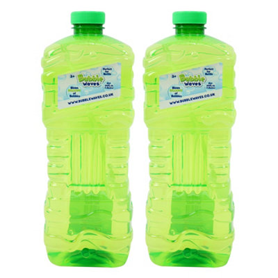 Bubble Solution 3.6 Litre Bubbles Mixture with Bubble Wand (2x 1.8L ...