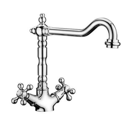 Bubly Bathrooms French Classic Kitchen Mixer Tap - Chrome