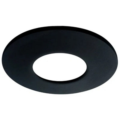 Bubly Bathrooms Matt Black Downlight Bezel (70mm Cut-out) for Riga Flex ...