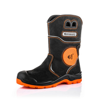 BuckBootz BVIZ5 BuckViz Waterproof Rigger Safety Work Boots Black ...