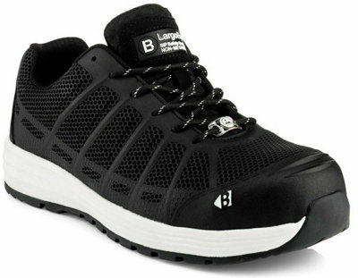 Buckbootz Kez S1P black ESD composite toe/midsole safety work trainer