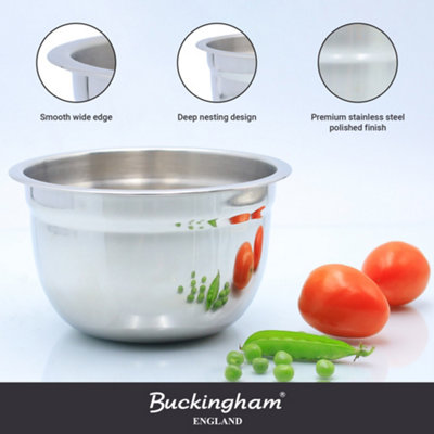 Buckingham Deep Mixing Salad Bowl 21.5 cm , 2.7 Litre