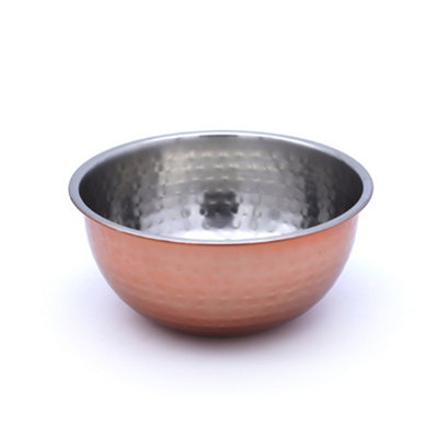 Buckingham Mixing Serving Bowl Pudding Basin with Copper Coating ...