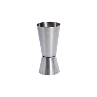 Buckingham Stainless Steel Double Jigger Dual-Sided Spirit Measure Cup ...