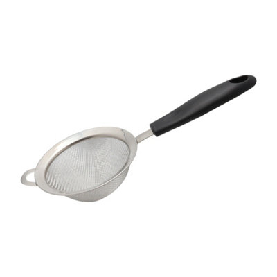 Buckingham Stainless Steel Fine Mesh Sieve 10 cm wiith Easy Grip Handle