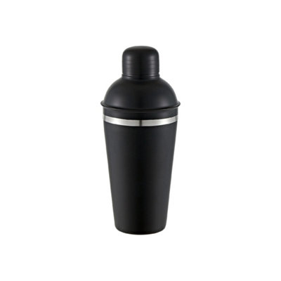Buckingham Stainless Steel Professional Cocktail Shaker 500 ml black finish