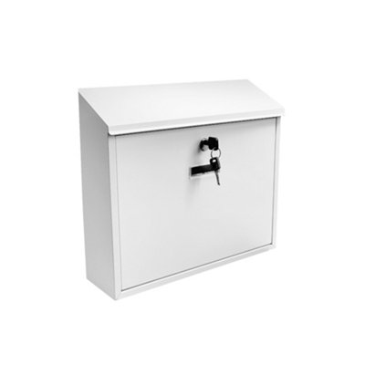 Buckingham Wall Mounted Large Steel Lockable Mail Post letter Box ...