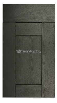 Buckingham Wood Grain Shaker Graphite Replacement Kitchen Doors 570mm x ...