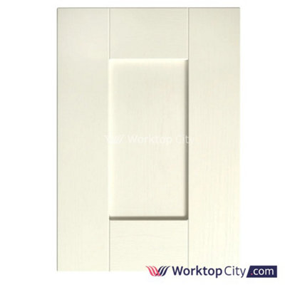 Buckingham Wood Grain Shaker Ivory Replacement Kitchen Doors 570mm x ...