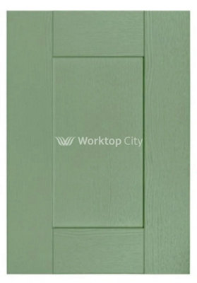 Buckingham Wood Grain Shaker Reed Green Replacement Kitchen Doors ...