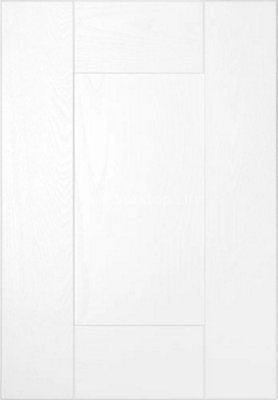 Buckingham Wood Grain Shaker White Replacement Kitchen Doors 570mm x ...