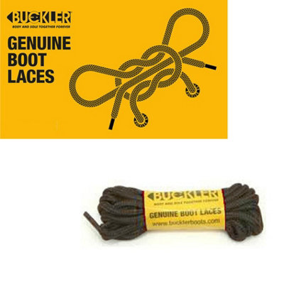 Buckler Boots Brown BLCE-BR Work Boot Laces One Pair 139cm 55" | DIY at B&Q