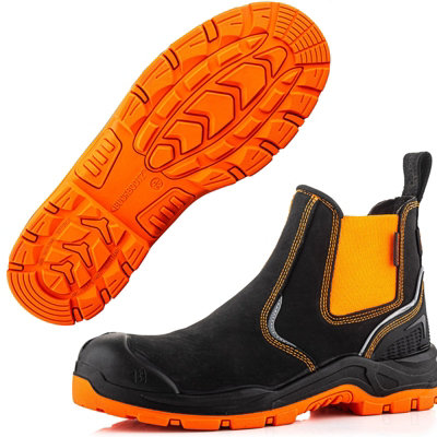 Buckler Boots BuckzViz High Viz Orange Dealer Safety Work Boots UK Sizes 13