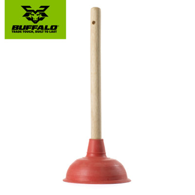 Buffalo Natural Rubber Plunger Large | DIY at B&Q