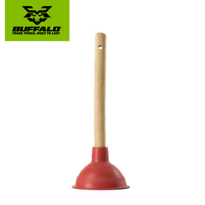 Buy Buffalo Natural Rubber Plunger Medium | DIY at B&Q
