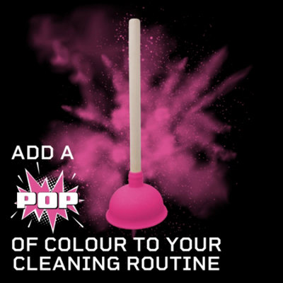 Buffalo POP Rubber Plunger with Powerful Suction Cup For Toilets-Sink ...