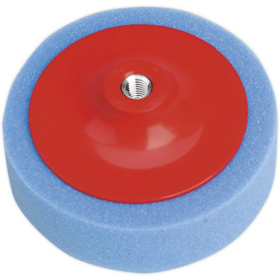 Buffing & Polishing Foam Head - 150 x 50mm - M14 x 2mm Thread - Medium ...