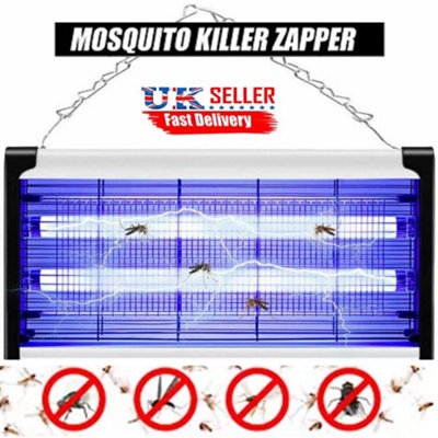Bug Zapper Electric Insect Killer Mosquito Fly Pest Trap UV LED Indoor Lamp 40W