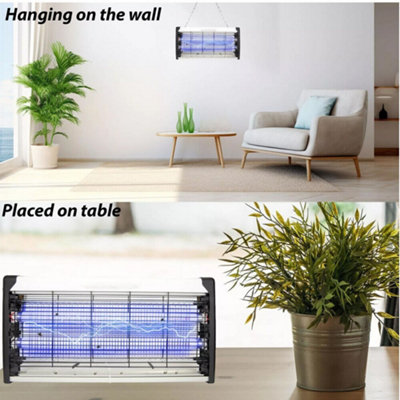 Bug Zapper Electric Insect Killer Mosquito Fly Pest Trap UV LED Indoor ...