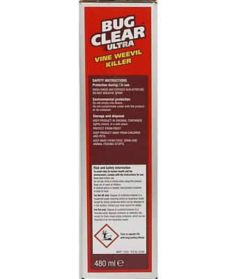 BugClear Ultra Vine Weevil Killer 480ml Vine Weevil Control for Pots ...