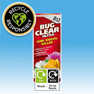 BugClear Ultra Vine Weevil Killer Concentrate 2 In 1 Kills Prevents ...
