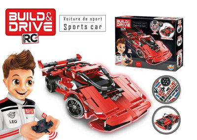 Build Your Own Sports RC Car Model Builder Supercar Driveable R/C - Age 8+