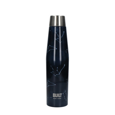 BUILT Stainless Steel Water Bottle Insulated Sport Galaxy Gym Travel ...