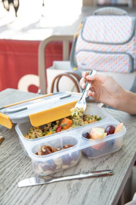 Built Stylist 1 Litre Lunch Box with Cutlery