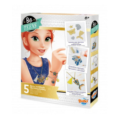 Buki Be Teens Sparkling Jewellery Creative Arts & Crafts Set | DIY at B&Q