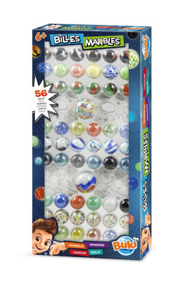 Buki - Box of 56 Marbles Play Set