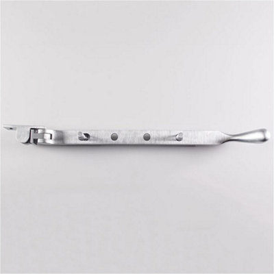 Bulb Ended Casement Window Stay 253 x 16mm Satin Chrome Pear Drop ...