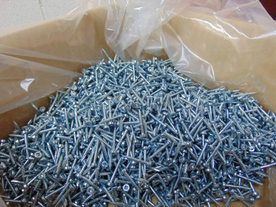 Bulk box of 50mm Coarse thread Pocket Hole screws 3,500 Pieces
