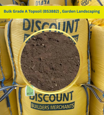 Bulk Grade A Topsoil (BS3882) , Garden Landscaping FREE DELIVERY