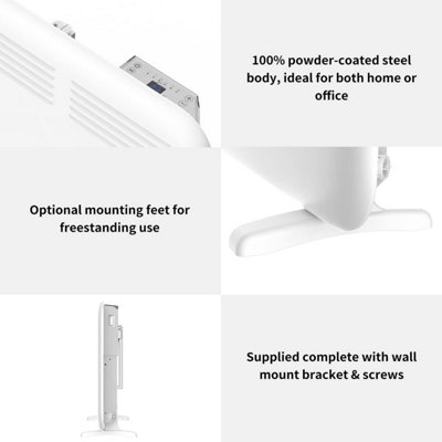 BULK TRADE PACK 10 X 1.5kw / 1500W Electric Panel Heater Radiator - c/w ...