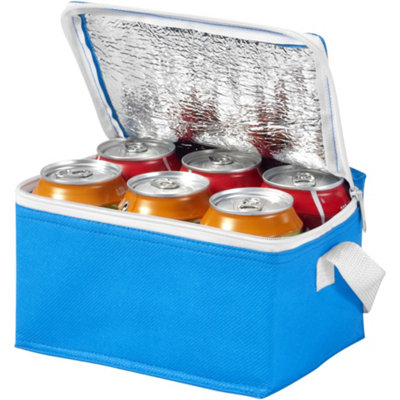 Bullet Spect 6 Can Cooler Bag (Pack of 2) Process Blue (20 x 15 x 12 cm)
