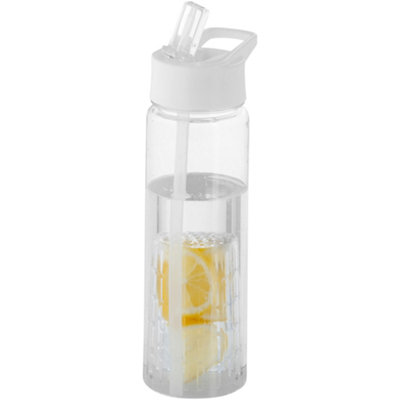 Bullet Tutti Frutti Bottle With Infuser Transparent/White (25.9 x 7.1 cm)