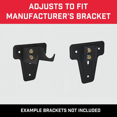 Bullfix Radiator Support Bracket, Heavy Duty, White, for Installing ...