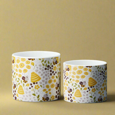 BUMBLEBEE PLANT POT (14CM)
