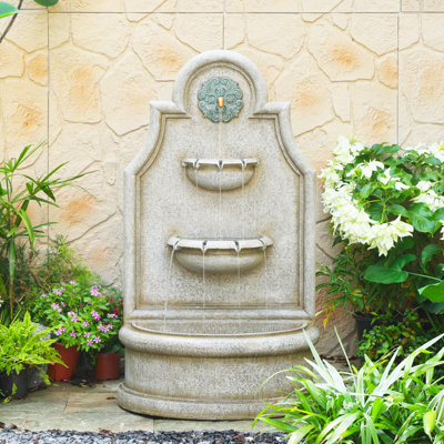 Bumilgar Elegant Cast Iron Outdoor Wash Basin Large Retro Design for ...