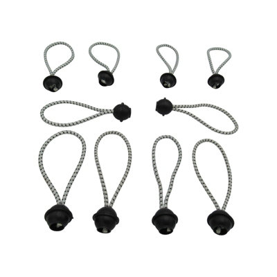 Bungee Ball Loops X10 102MM (Elastic Shock Cord Tie Down Tarp Tent ...