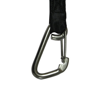 Bungee Dockline Mooring Rope with Stainless Steel Hook 1M (Polyester ...