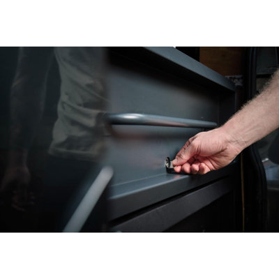 BUNKER K1 Heavy-Duty Van Storage Stacking Toolbox - Lockable Storage ...