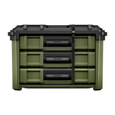 BUNKER Load-Up 3 Drawer Stacking Tool Box 570mm - Heavy-Duty Impact ...