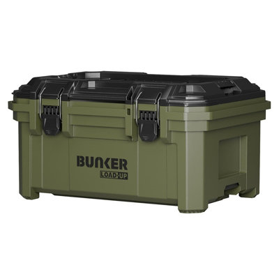 BUNKER Load-Up Stacking Tool Box - 230mm IP65 Waterproof Storage with ...
