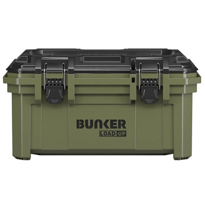 BUNKER Load-Up Stacking Tool Box - 230mm IP65 Waterproof Storage with ...