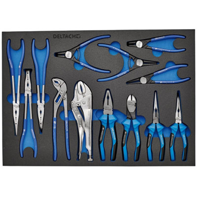 BUNKER Pliers Set in EVA Foam Inlay (13 Piece)